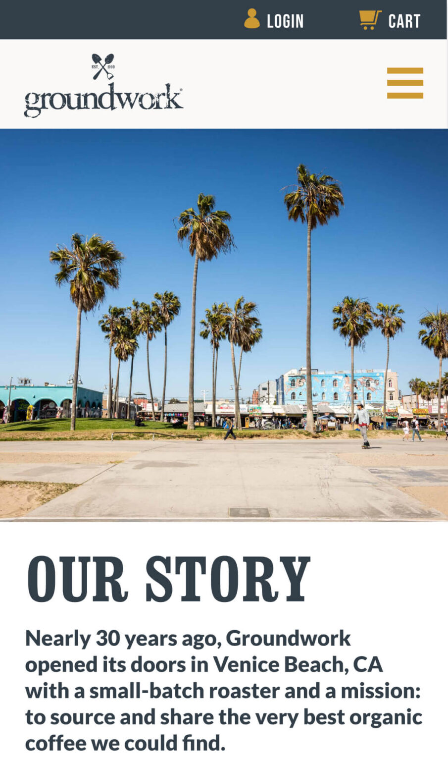 Groundwork Coffee Brand Design, Packaging, & Website Work - Murmur Creative