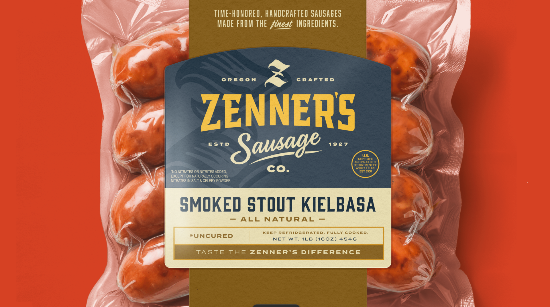 Zenner's Sausage Company Brand Design, Packaging, & Website Work - Murmur Creative