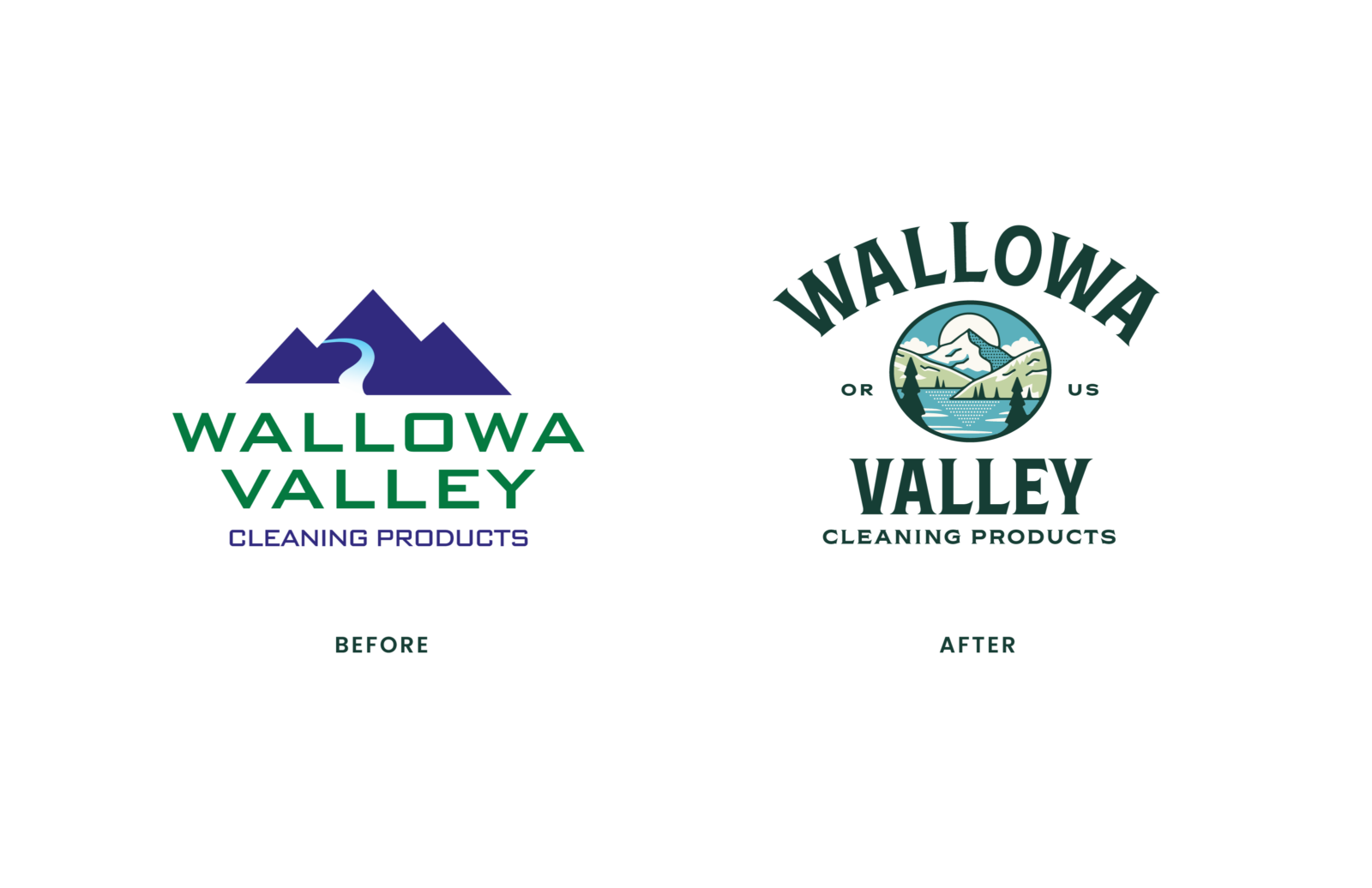 Branding for Cleaning Products - Wallowa Valley