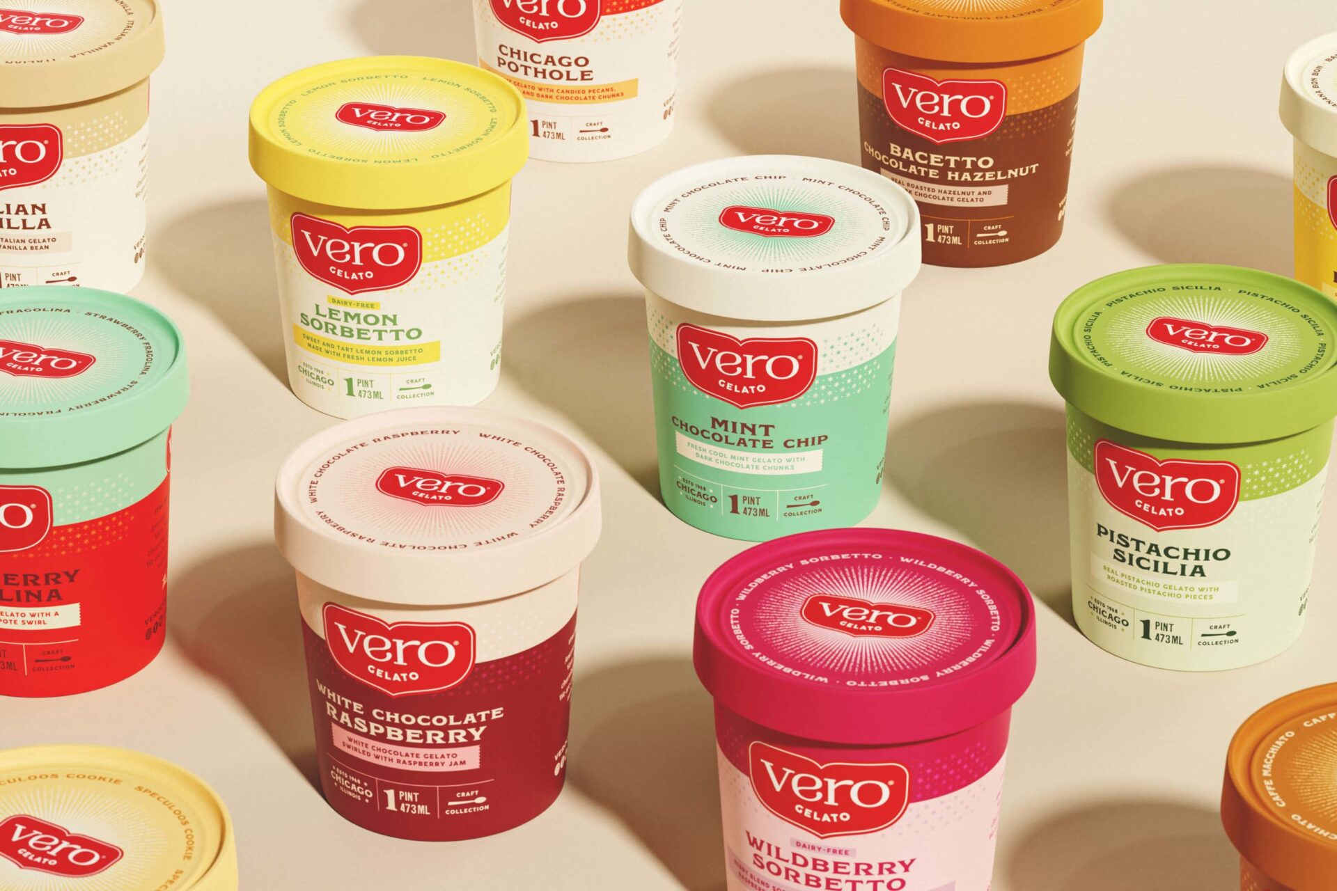 Vero Coffee & Gelato Brand Design, Packaging, & Website Work - Murmur ...