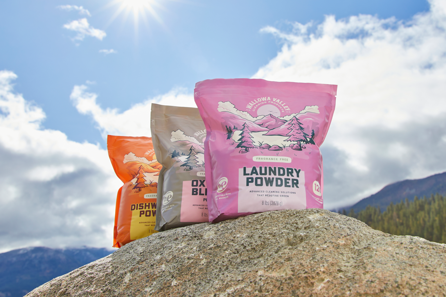 Wallowa Valley Cleaning Products Brand Design, Packaging, & Website ...