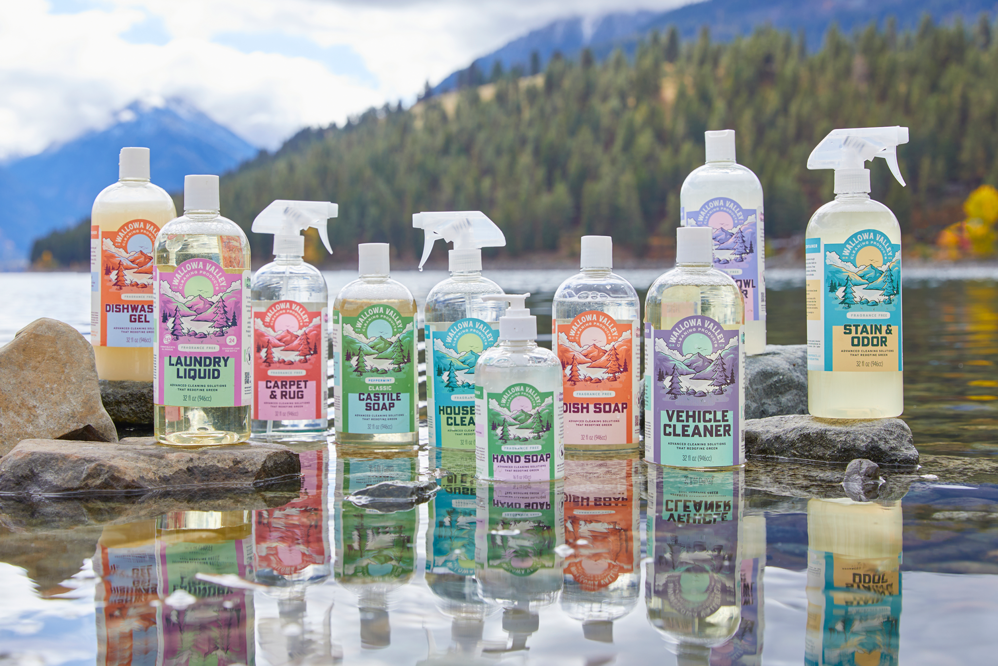 Wallowa Valley Cleaning Products Brand Design, Packaging, & Website ...