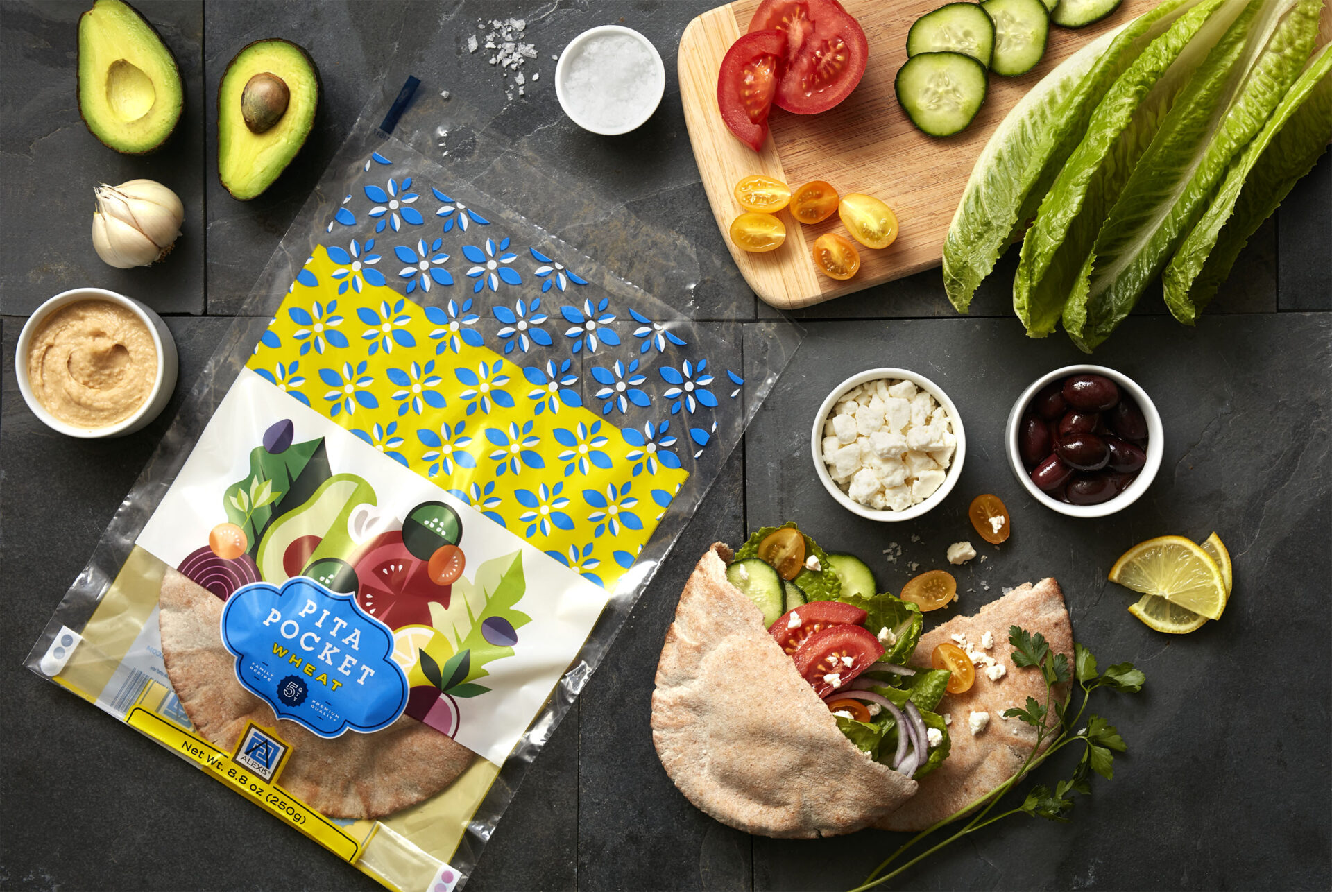 Alexis Foods Brand Design, Packaging, & Website Work - Murmur Creative