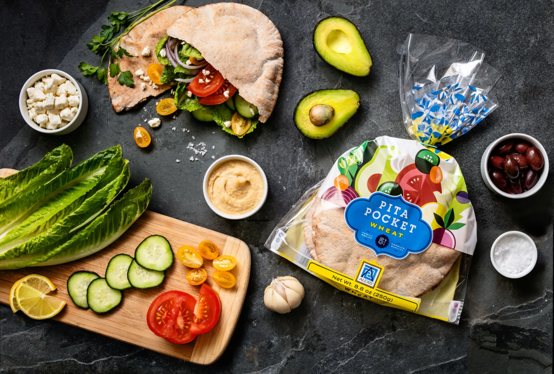 Alexis Foods Brand Design, Packaging, & Website Work - Murmur Creative