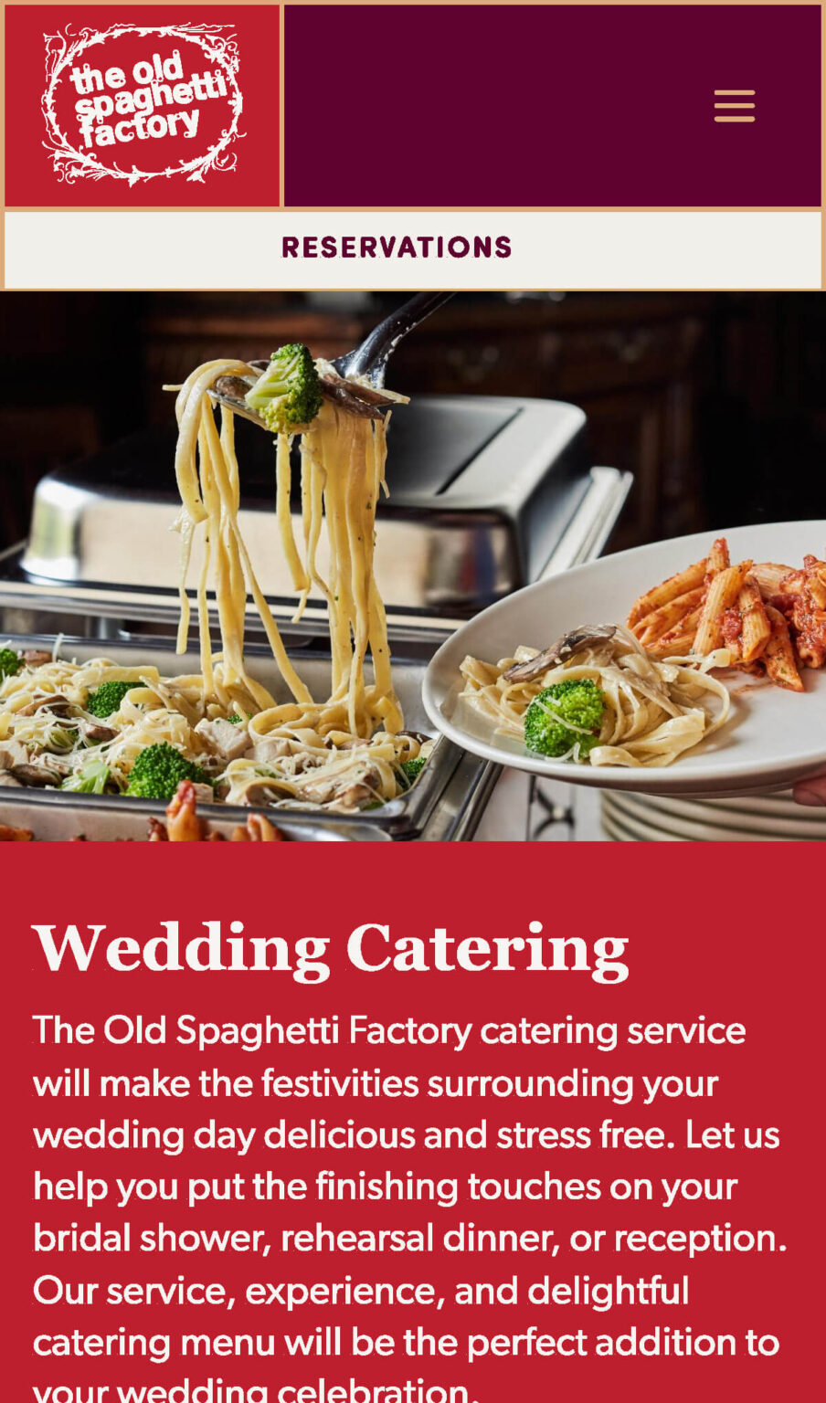 Old Spaghetti Factory Brand Design, Packaging, & Website Work - Murmur ...