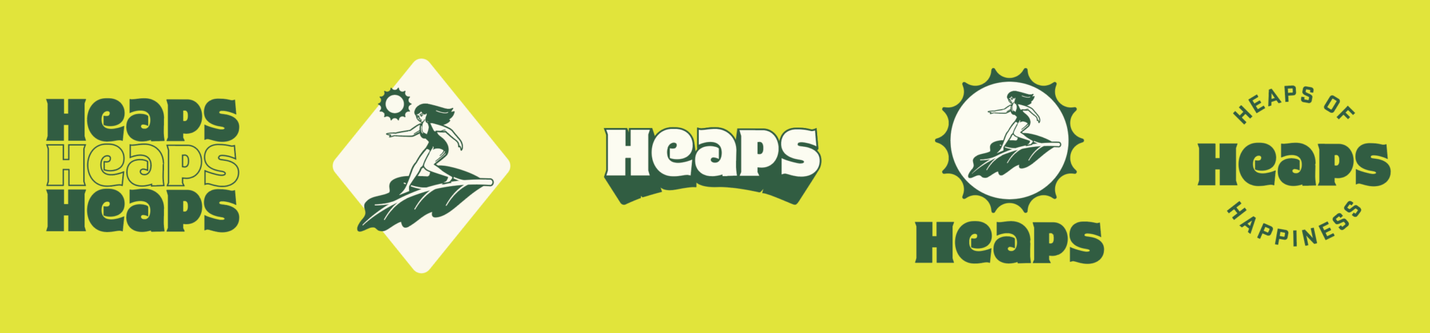 Heaps Brand Design, Packaging, & Website Work - Murmur Creative