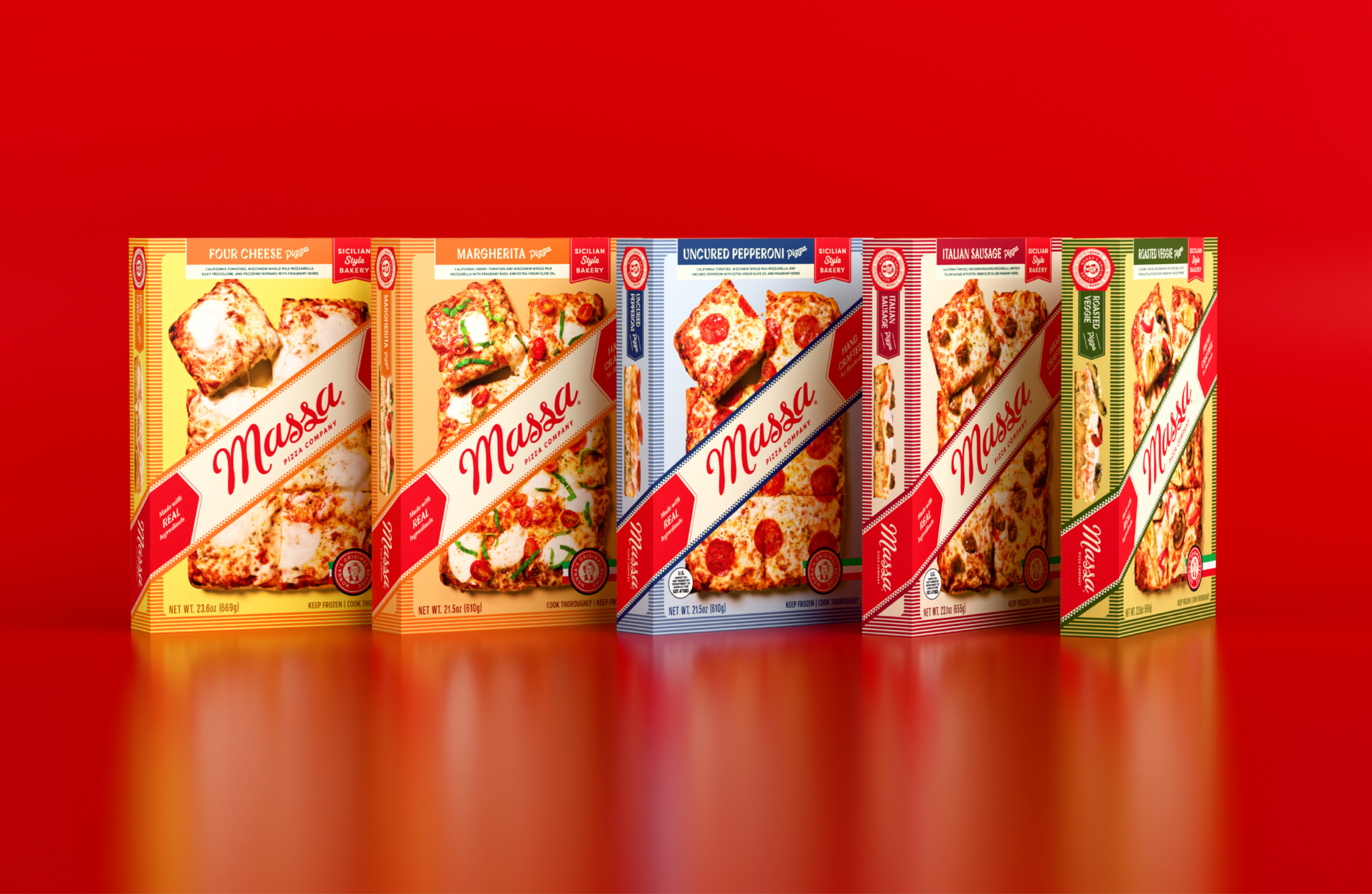 Massa Pizza Company Brand Design, Packaging, & Website Work - Murmur ...