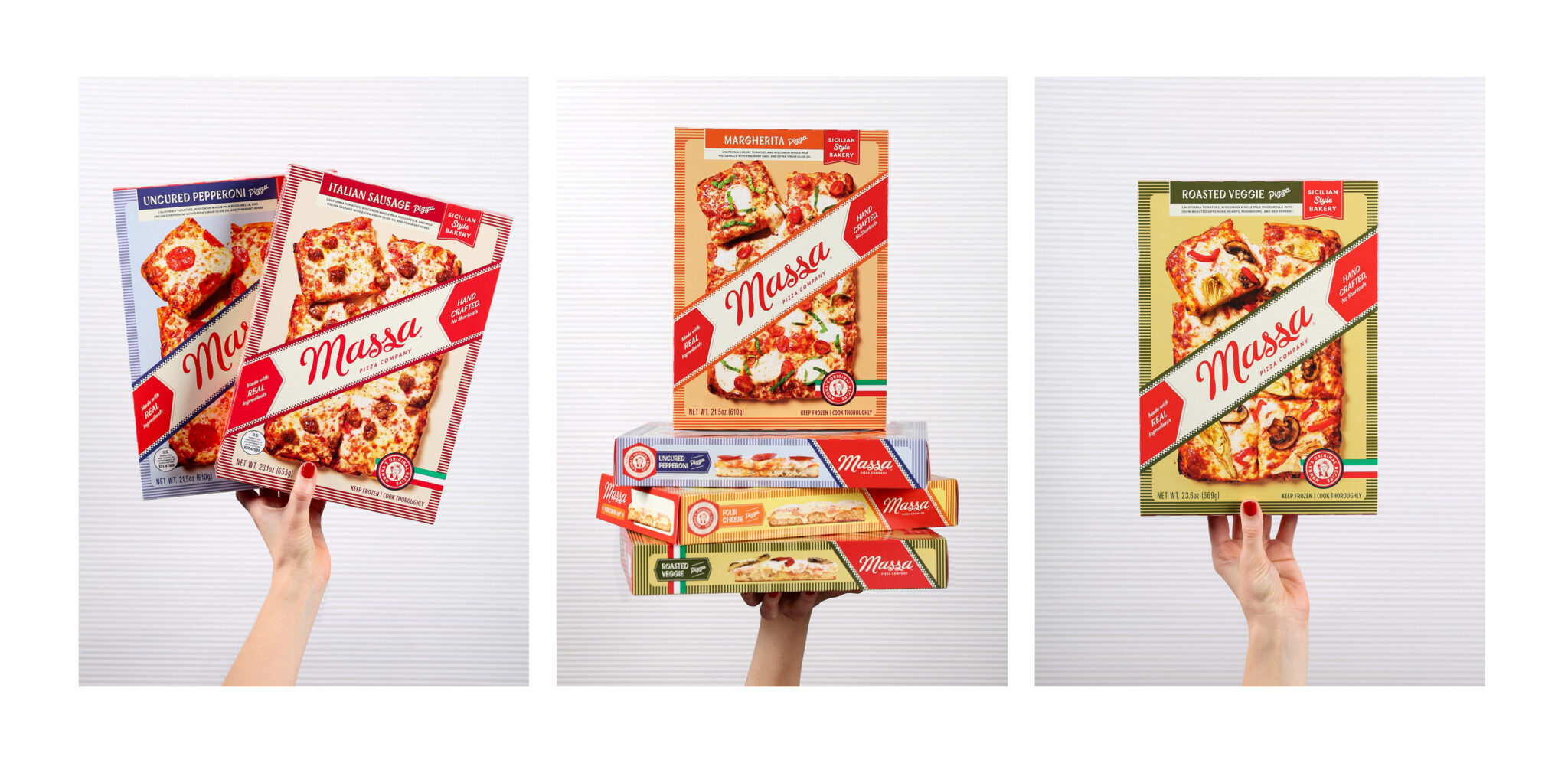 Massa Pizza Company Brand Design, Packaging, & Website Work - Murmur ...